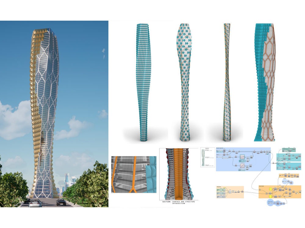 Expert architectural parametric 3d model, floor plan in rhino ...