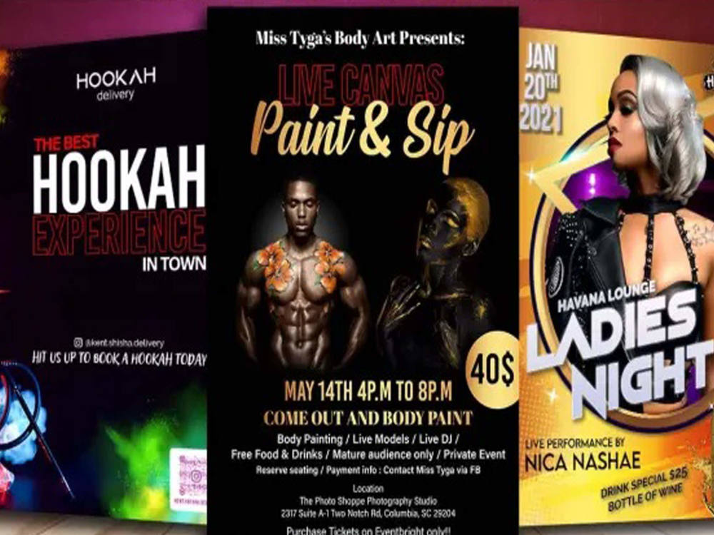 Eye-Catching Promotional Brochure & Flyer Design with Typography Poster ...