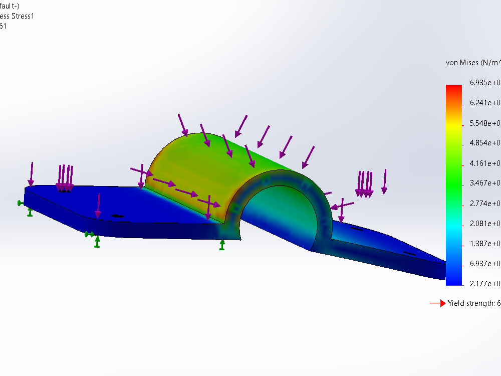 SolidWorks pressure, stress load etc analysis | Upwork