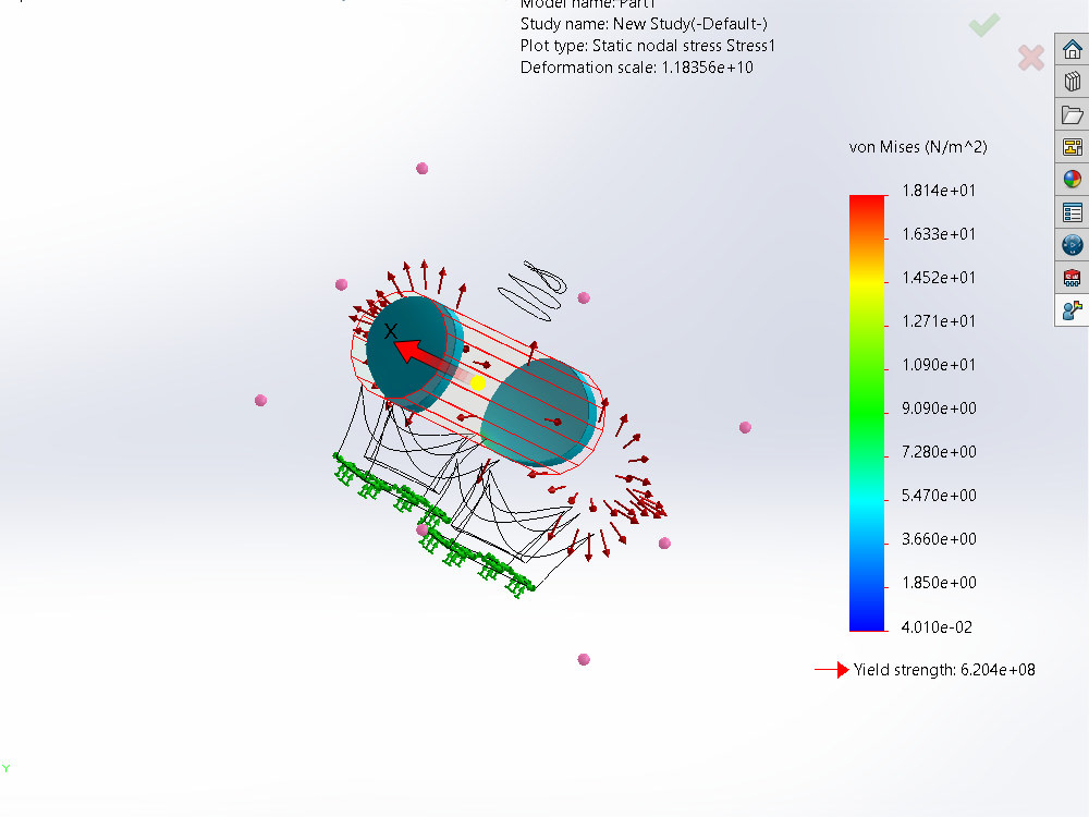SolidWorks pressure, stress load etc analysis | Upwork