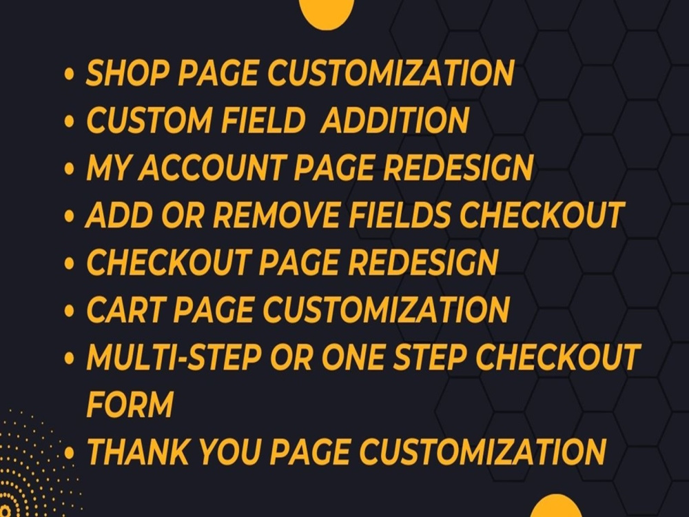 Woocommerce Checkoutproductcart Page Redesign Or Customization Upwork