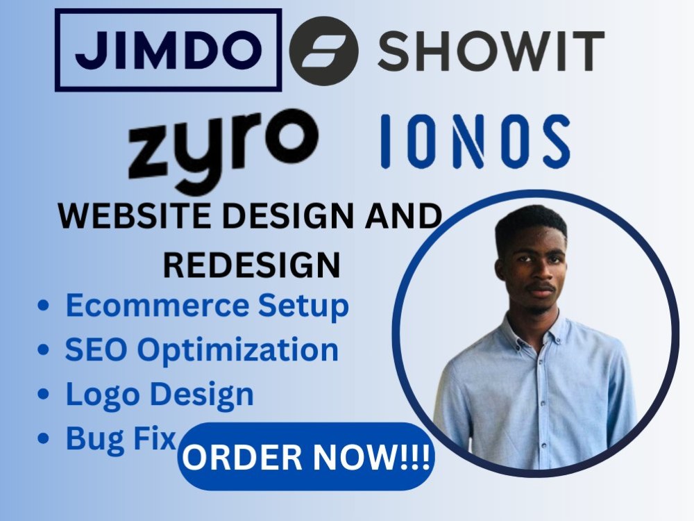 Responsive and functional website design and redesign with Ionos Jimdo ...