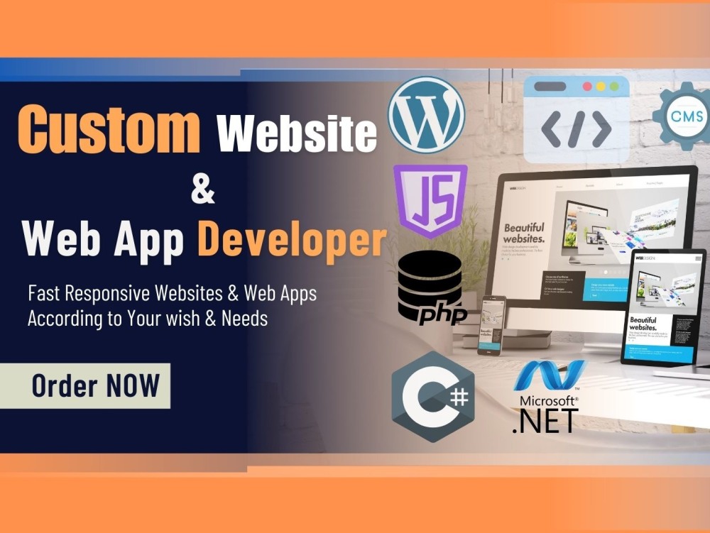 Get Full Stack developer for your Custom Website/Web App or Wordpress Site | Upwork