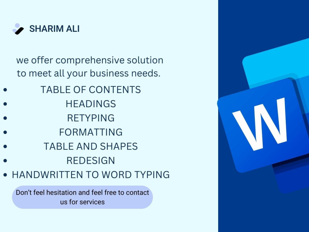 Retype, formatting, redesign, and handwritten and pdf to word ...