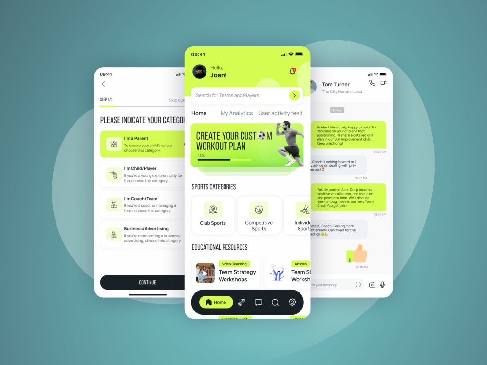 The MOBILE APP (telegram app) OIS and Android from UX/UI designer | Upwork