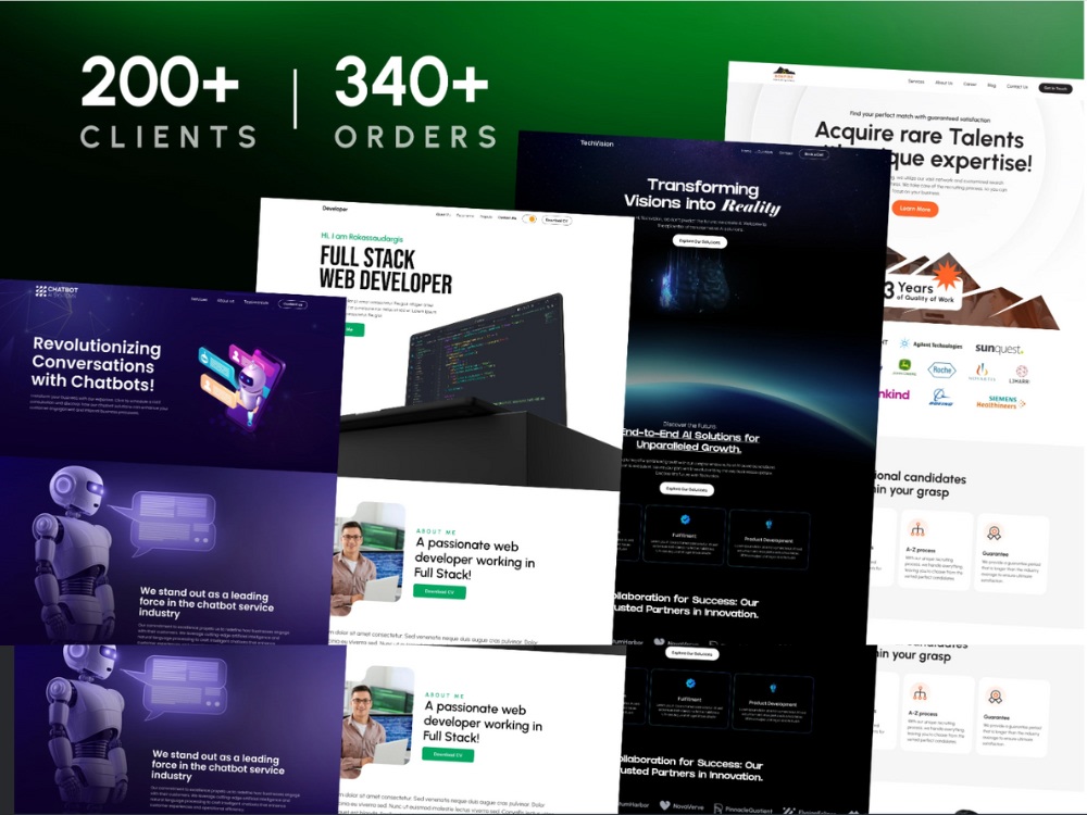 Design aesthetic landing page in Figma | Upwork