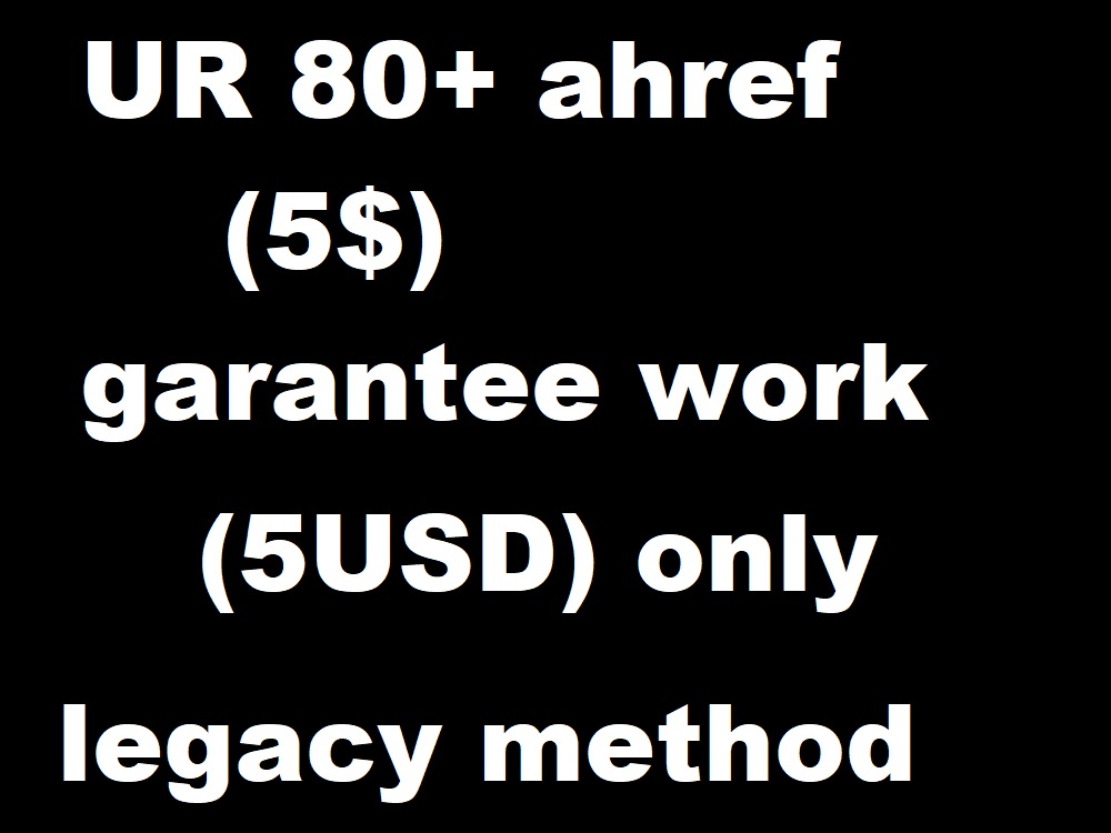 Url rating ur 80 ahref | Upwork