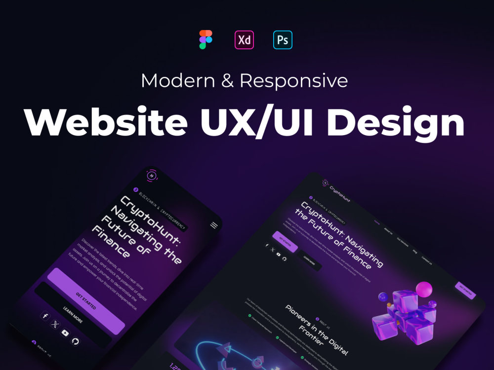 Modern & Responsive Website, Effective Landing page, UX/UI Design | Upwork