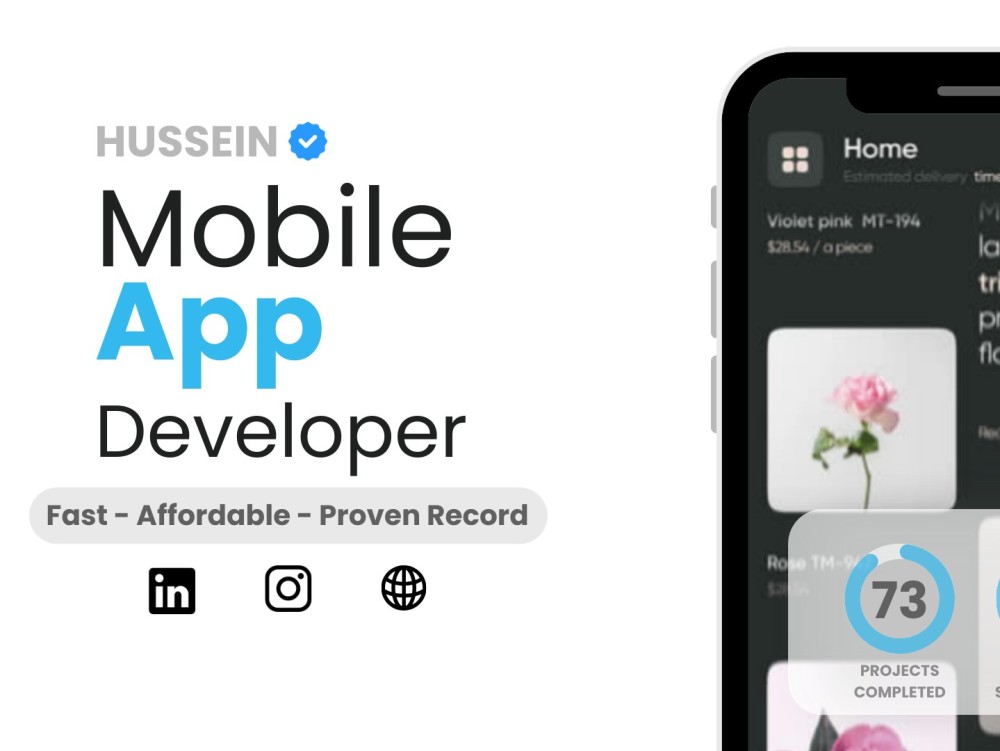 Full-Stack Mobile App Development: From Concept to App Store android / ios | Upwork