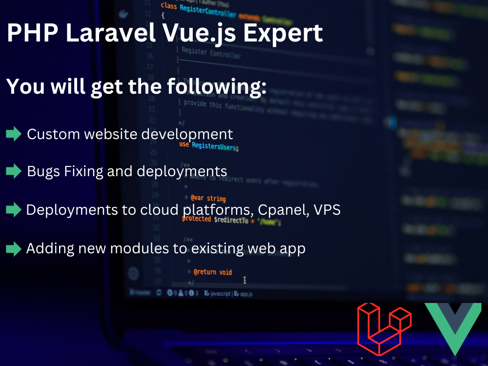 A Full Stack Php Laravel Vuejs Tailwind Git Aws Web Expert Upwork