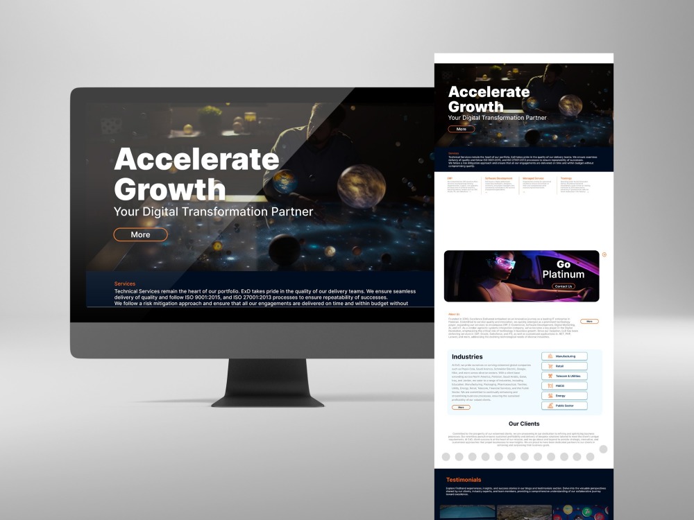 Amazing Website UI Designs | Upwork