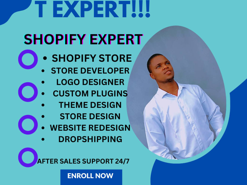 Design Shopify store, and logo design creative and unique | Upwork