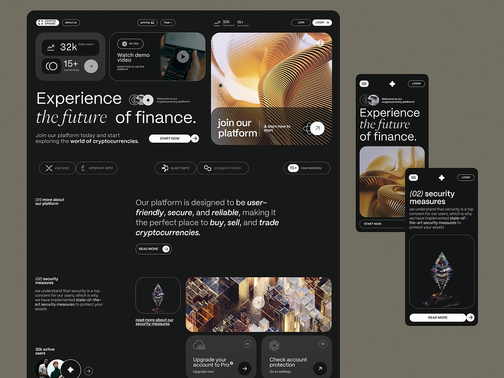 Modern React JS Websites and Landing Page Design | Upwork