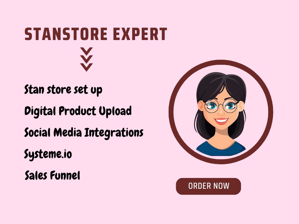 Stan store digital product stan store setup listing and affiliates | Upwork