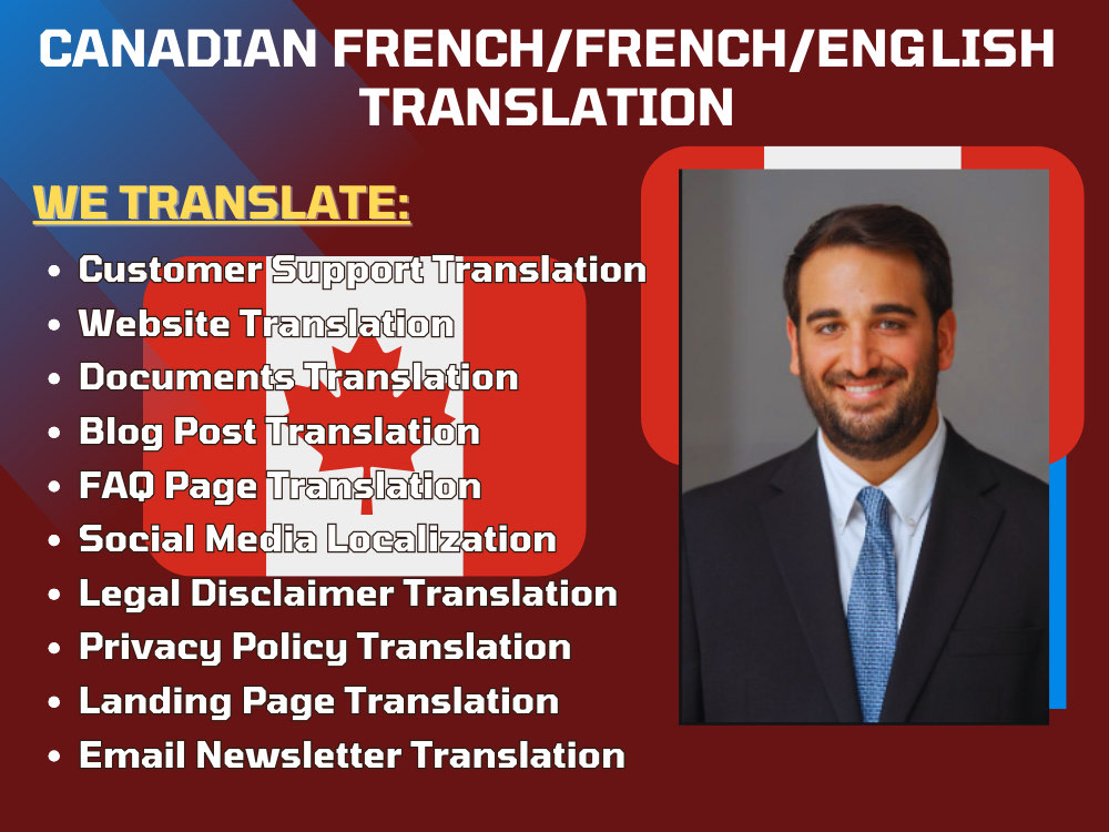 Native [Canadian] French Translator| French Translator & Proofreader ...