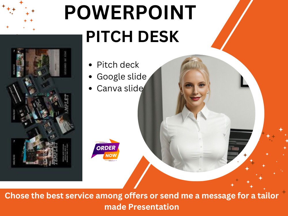 Professional pitch deck expert , designer, template,powerpoint ...
