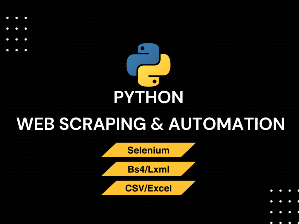 Expert web scraping automation solutions for your data driven insights. | Upwork
