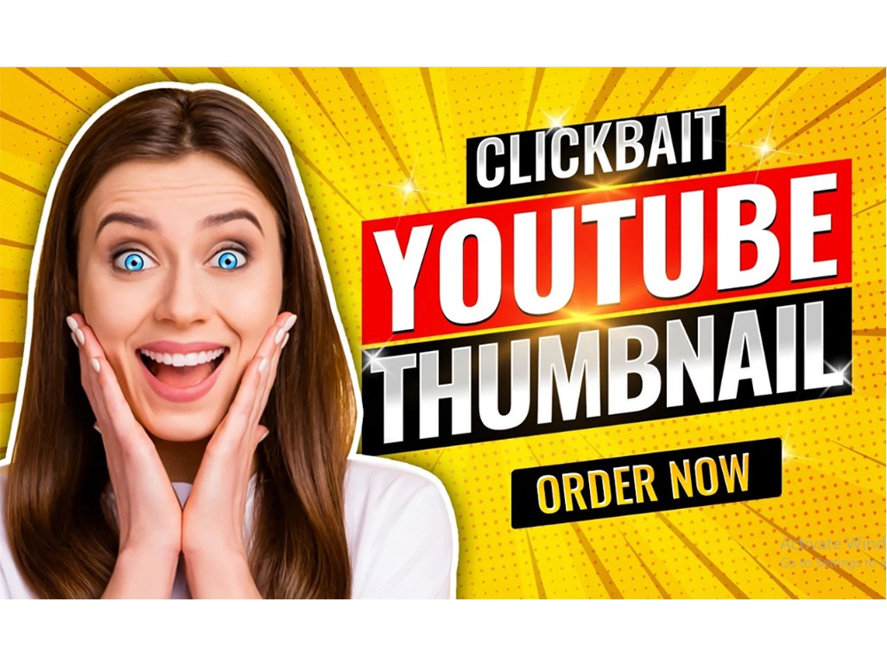 Amazing eye catching youtube thumbnail | Upwork