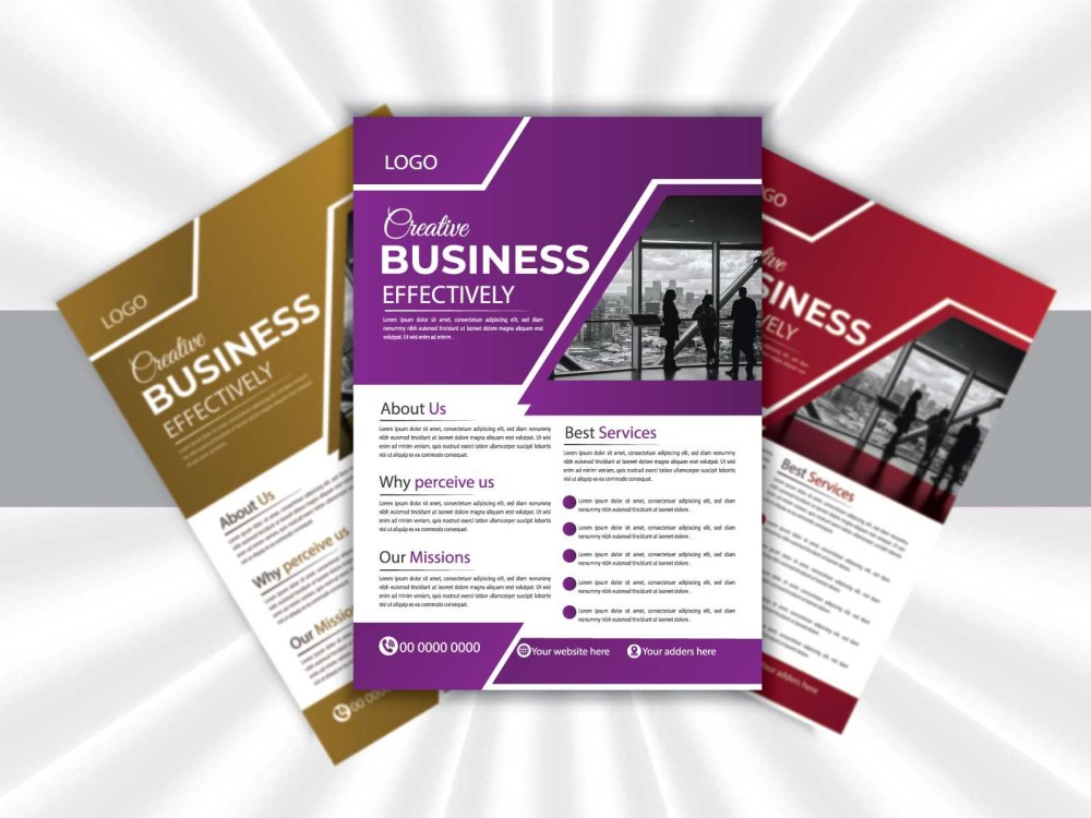 Professional business corporate flyer and leaflet. | Upwork