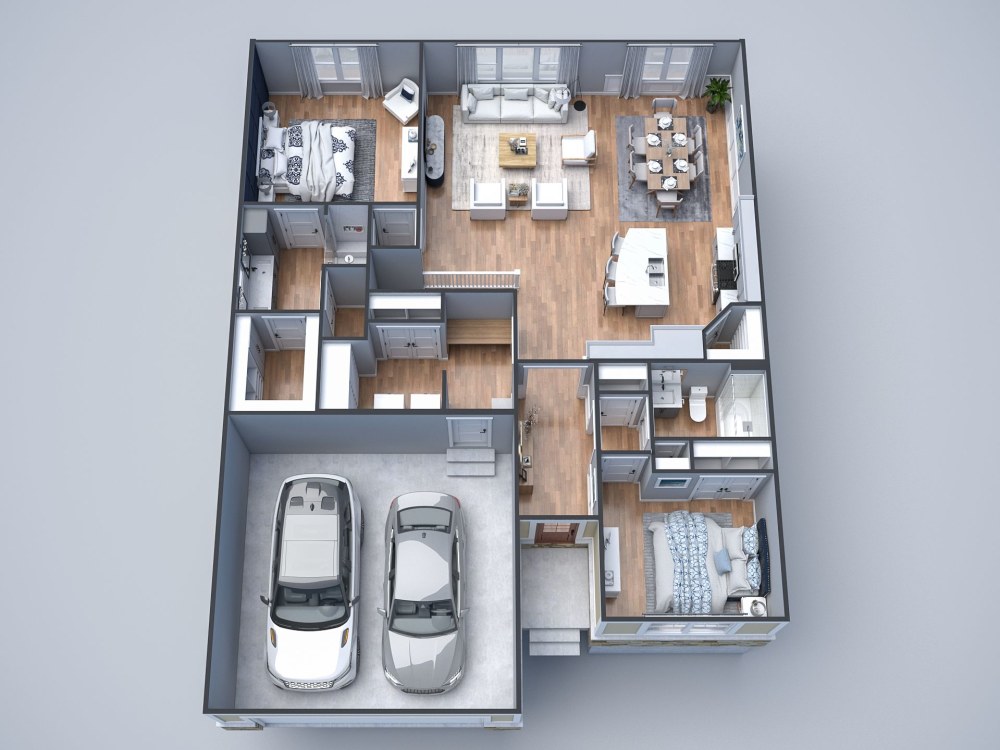 Beautiful 3D floor plan renderings | Upwork