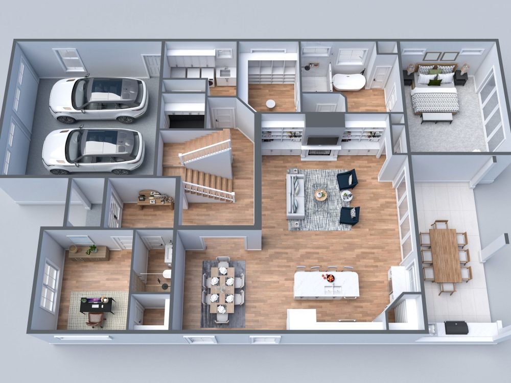 Beautiful 3D floor plan renderings | Upwork