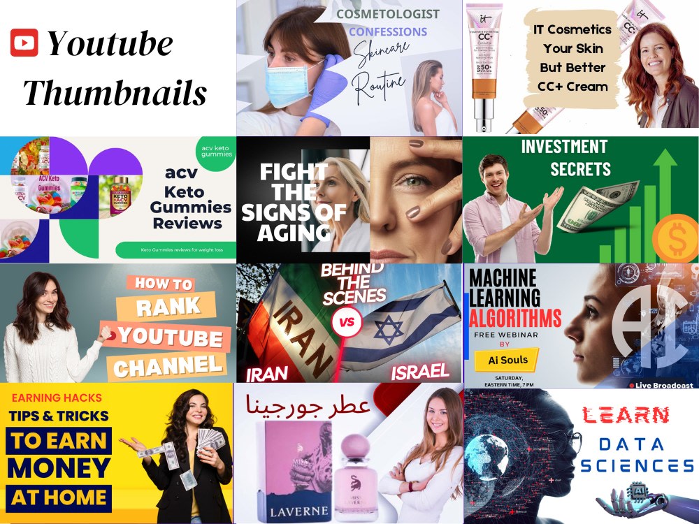 Youtube Thumbnail Designer | Youtube Thumbnail | Youtube Thumbnail ...