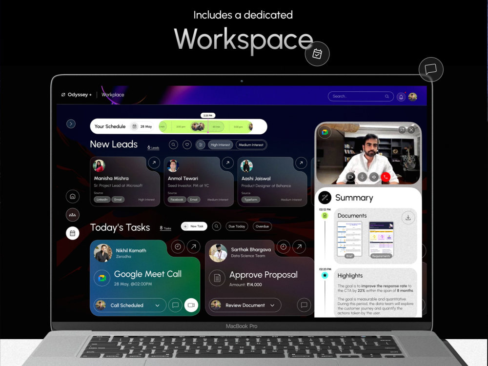 A CRM sales dashboard and management with dedicated workspace (SaaS) | Upwork