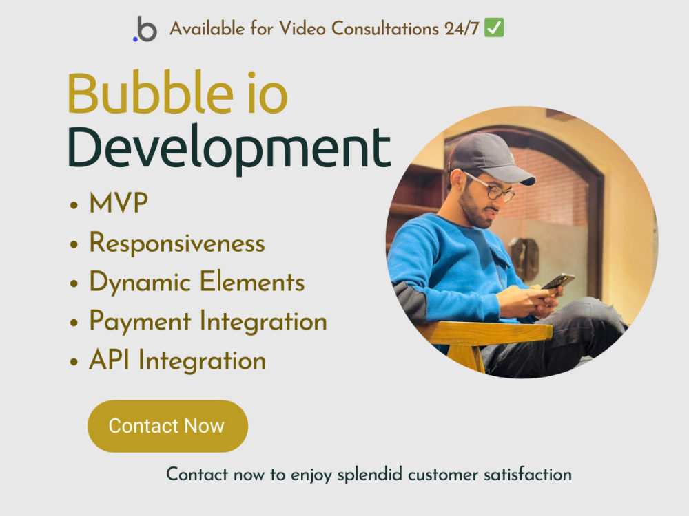 A responsive bubble io web app | bubble developer | mvp development | saas | Upwork
