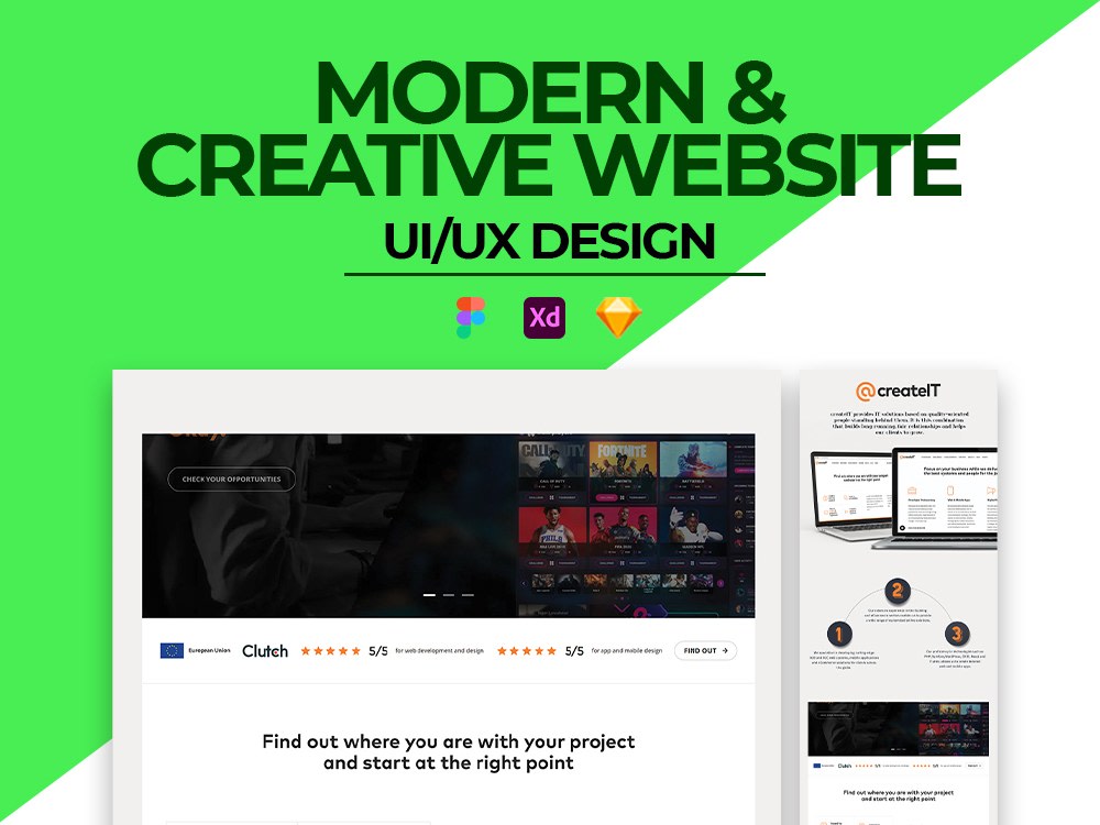 Modern and customized Website Design, Website UI/UX Design, Web ...