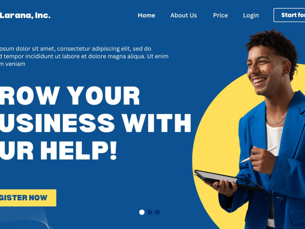 Responsive html & css landing pages or one page website | Upwork