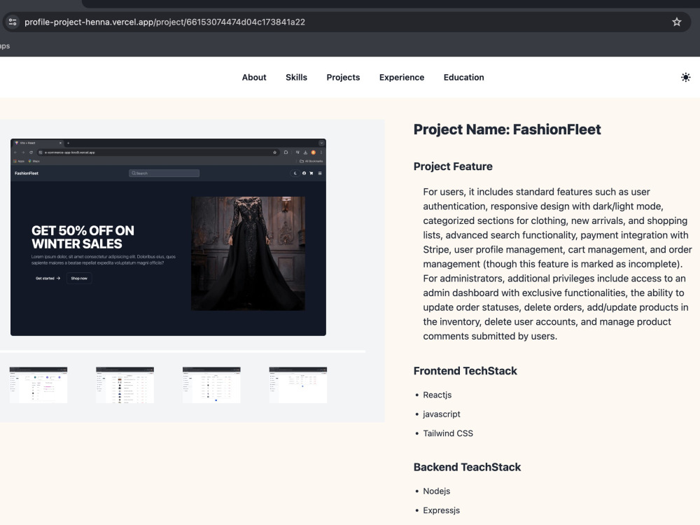 Web Developer Full Stack Developer Portfolio Website Upwork