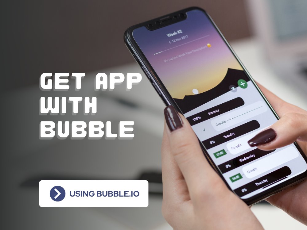 A bubble app using bubble.io, bubble app design, bubble website | Upwork