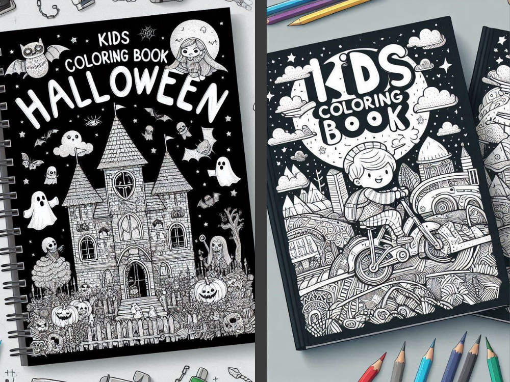 Adult coloring book kids coloring book for amazon kdp coloring book ...