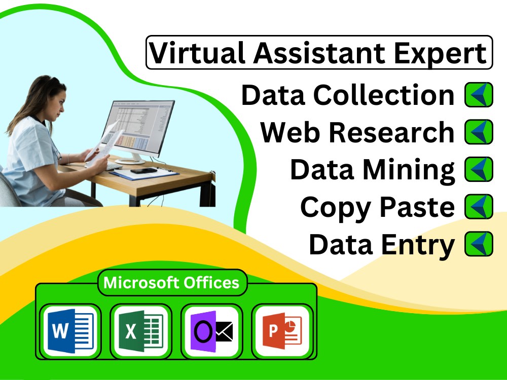 Virtual Assistant, Data Entry, Copy Paste and Typing Job | Upwork