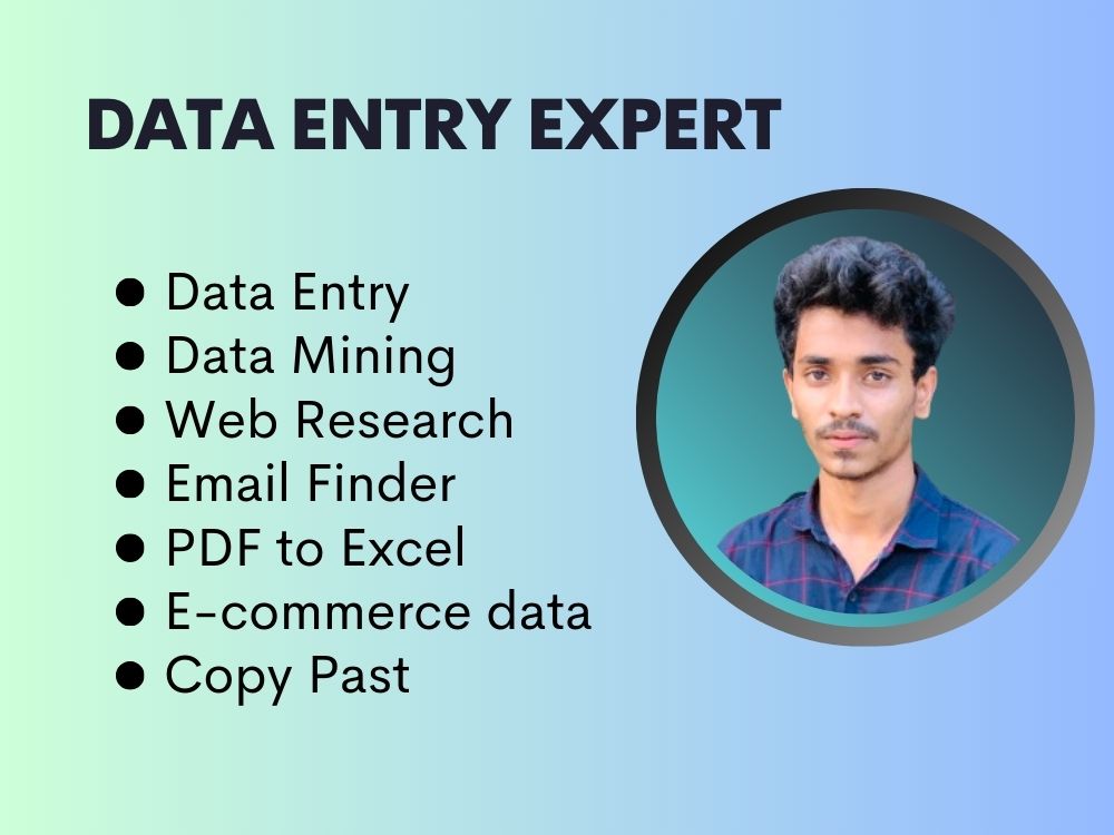 Expertly Manage Data Entry, Web Research, Data Mining, Copy Paste | Upwork