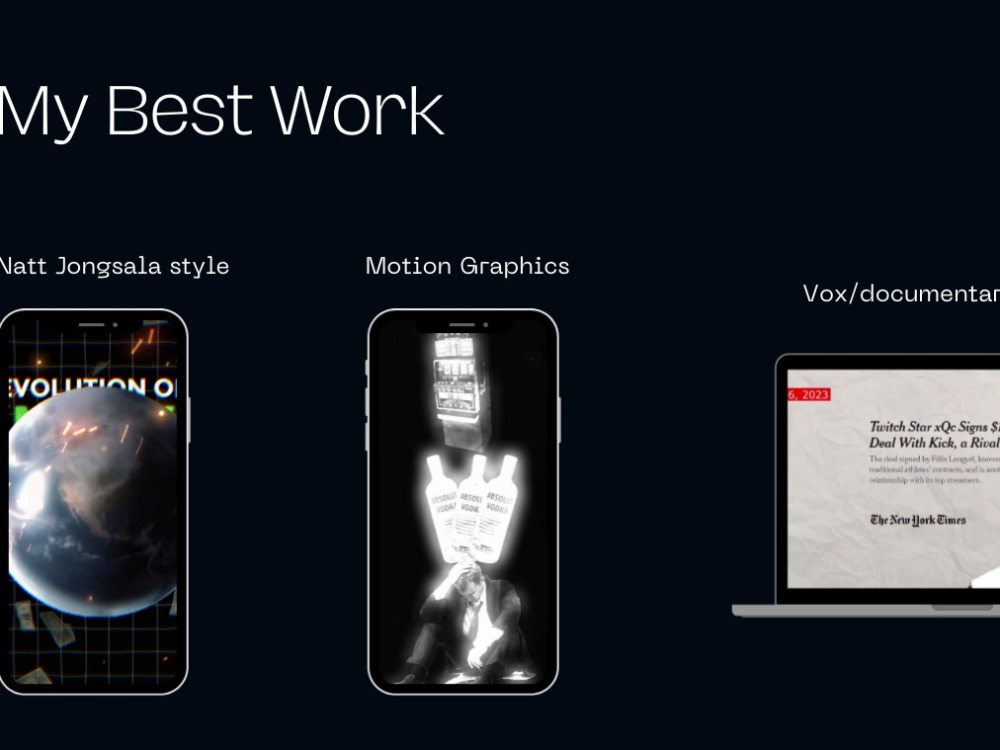 A highly edited short form video | Upwork