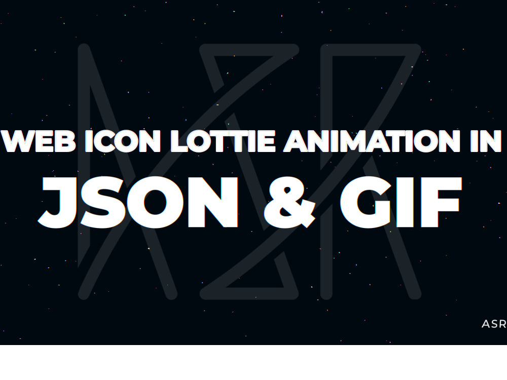 Web icon lottie animation in json and GIF | Upwork
