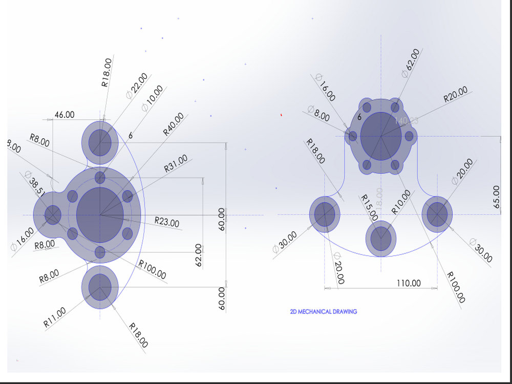Technical and Engineering 2D/isometric mechanical drawing & drafting in ...