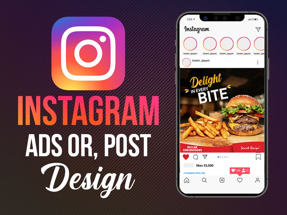 Professional instagram Post, ads, carousel post Design, Facebook ads ...