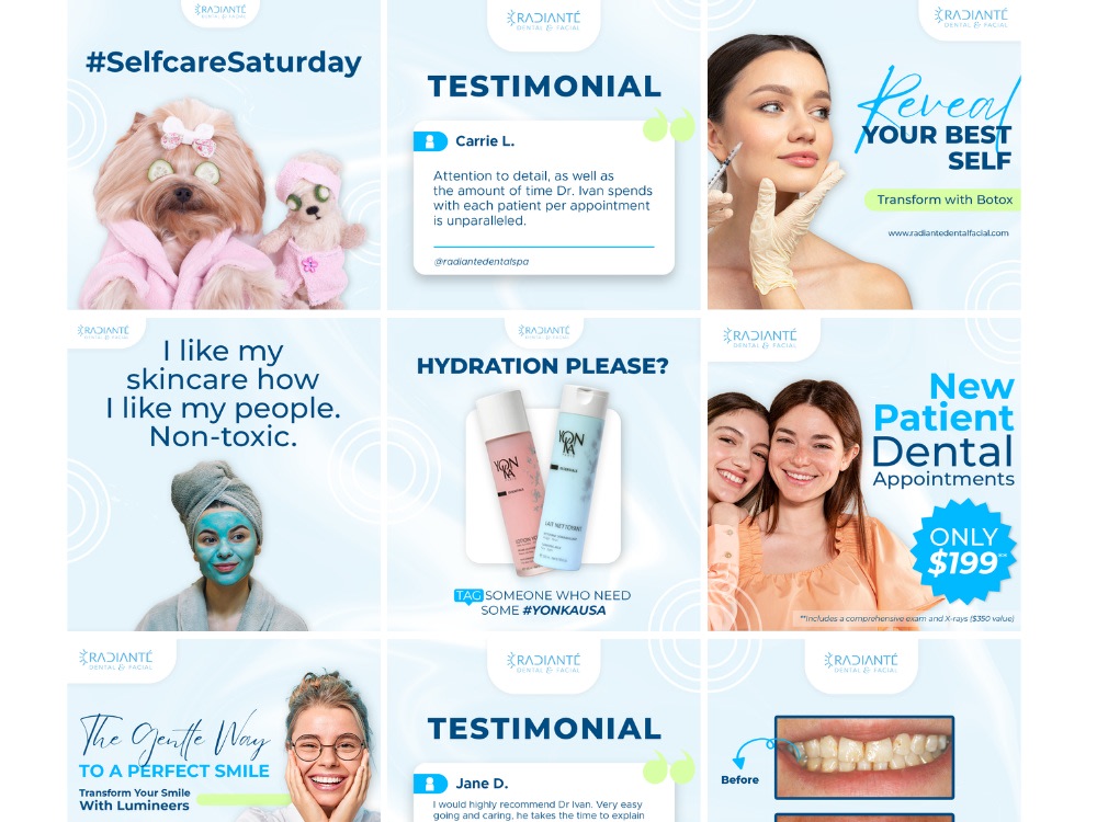 Custom social media posters for a cohesive, engaging, and professional ...