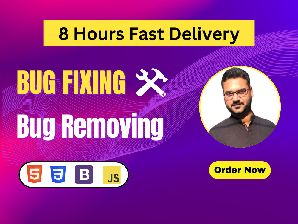 Html Css Bootstrap Javascript Jquery Bug Fixing Or Debugging Upwork