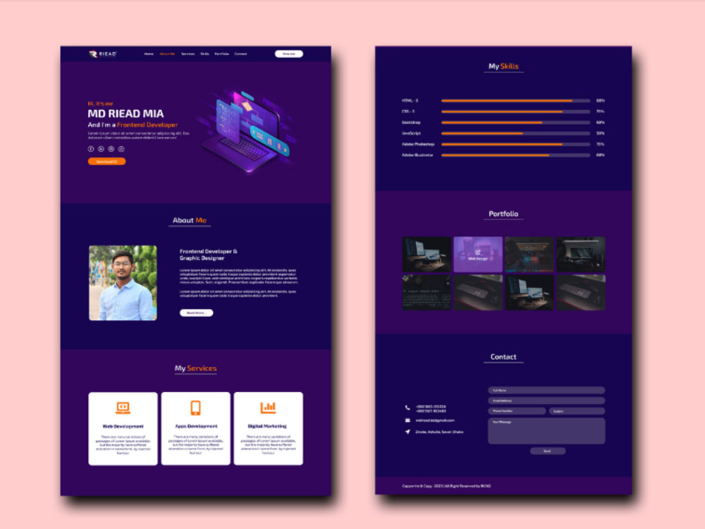 Responsive Portfolio Websites, portfolio design, portfolio manager | Upwork