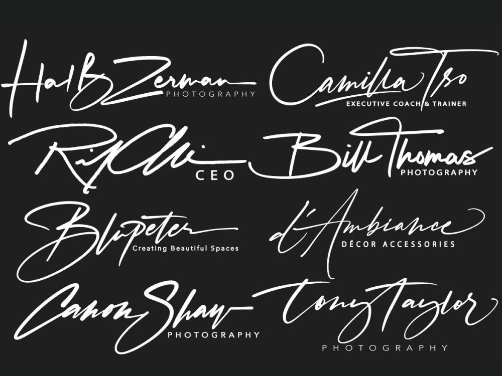 Handwritten Signature Calligraphy Logo Design | Upwork
