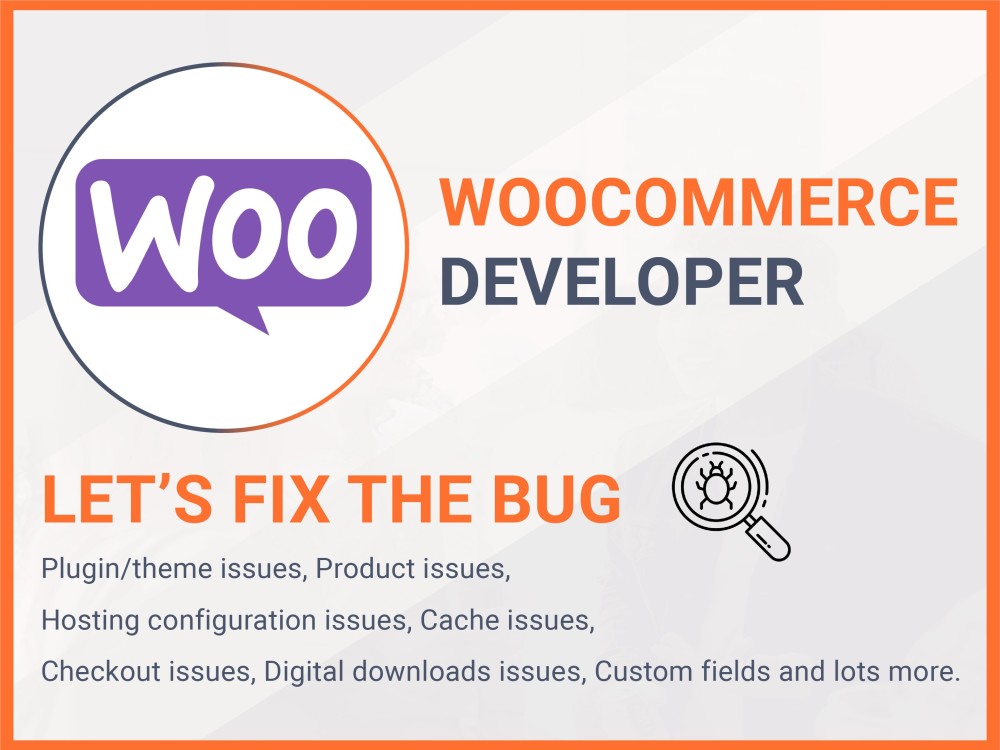 Your Woocommerce Error Fixed Instantly Fix Any Woocommerce Bug Upwork