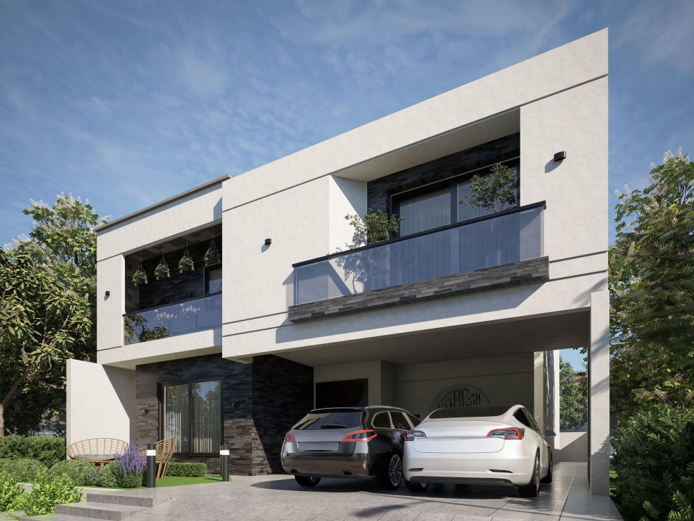 Graphic Design Realistic House