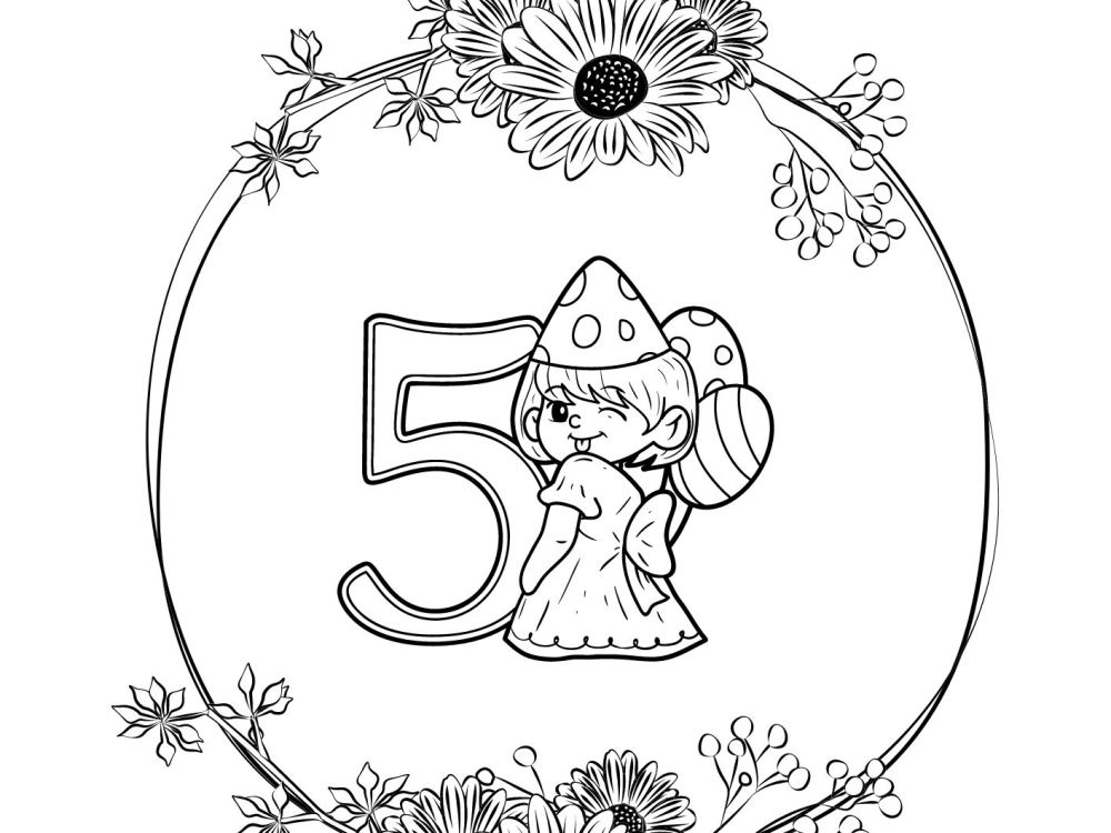 Alphabet and number coloring page for your little one | Upwork