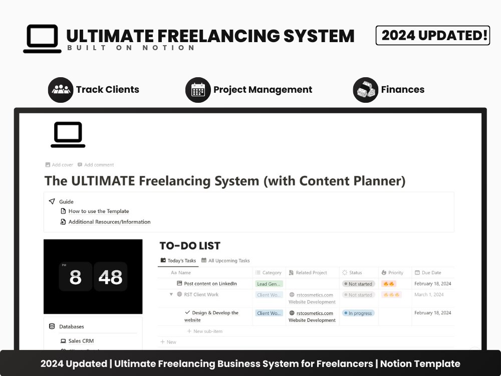 Notion Template Notion Workspace Notion Automation And Project Management Upwork