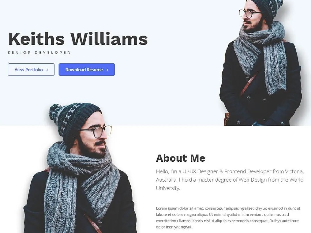 Complete responsive portfolio website | Upwork