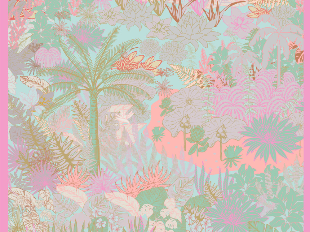 A botanical seamless repeat pattern design for your products | Upwork