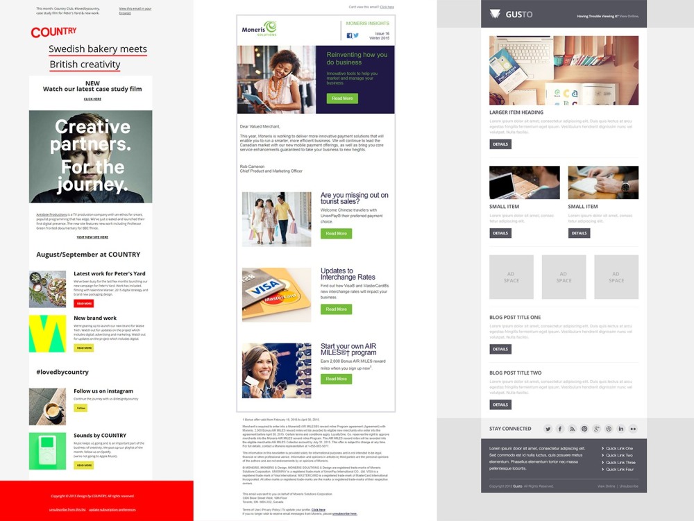 Custom responsive HTML email template | Upwork
